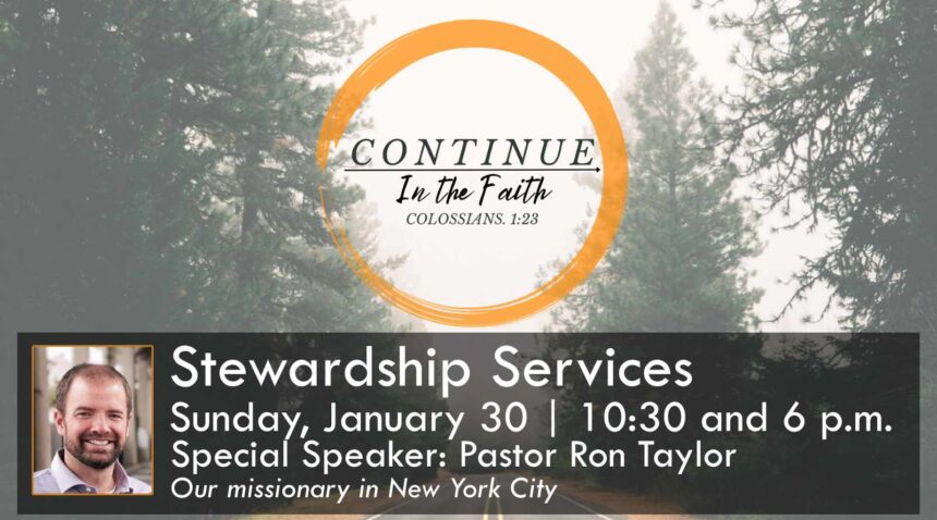 2022 Stewardship Services – Open Door Baptist Church